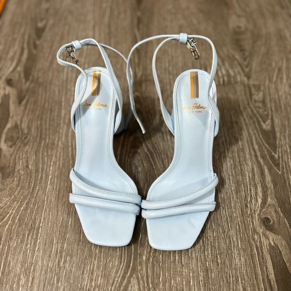 Sam Edelman | Shoes | Sam Edelman Kia Block Heels In Baby Blue | Poshmark